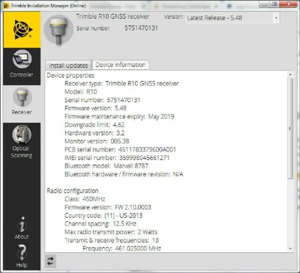 Trimble R10 Model 2 GNSS System